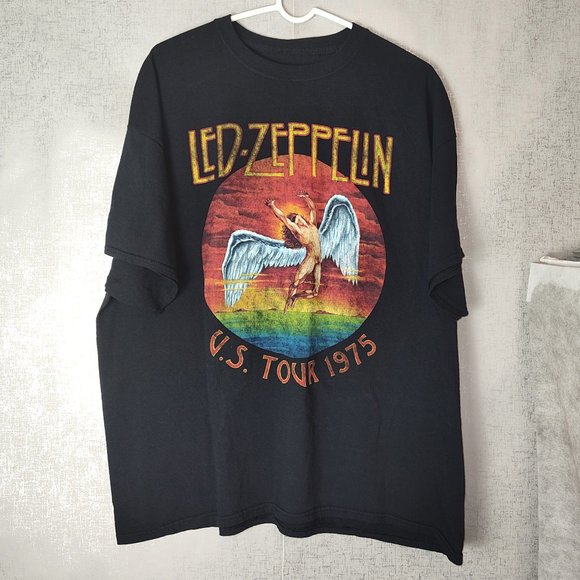 led zeppelin | Shirts | Led Zeppelin Us Tour 75 Shirt | Poshmark